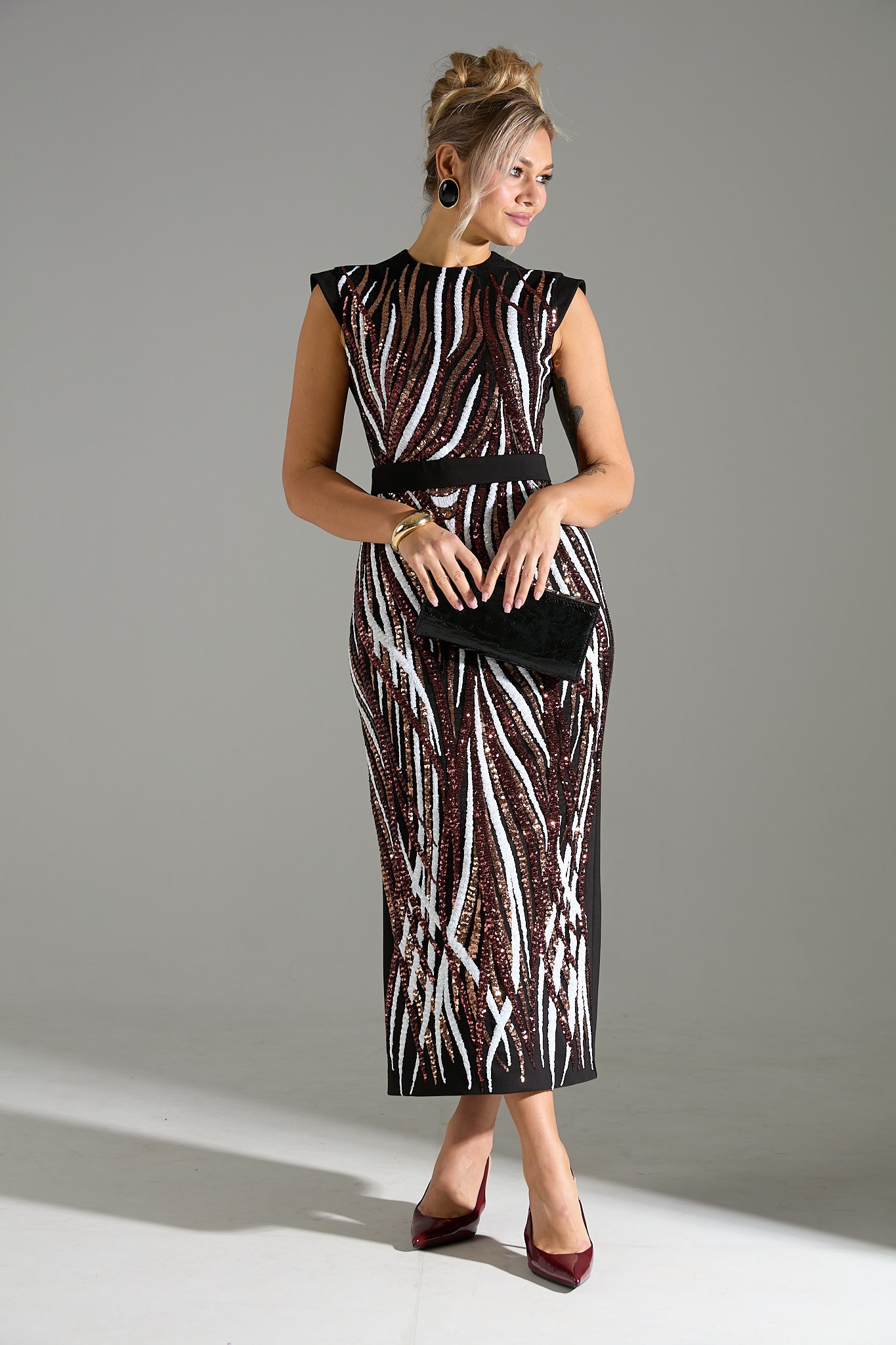 Платье 046 красный + белый LM (Лаборатория моды) купить - 8% скидка | в наличии